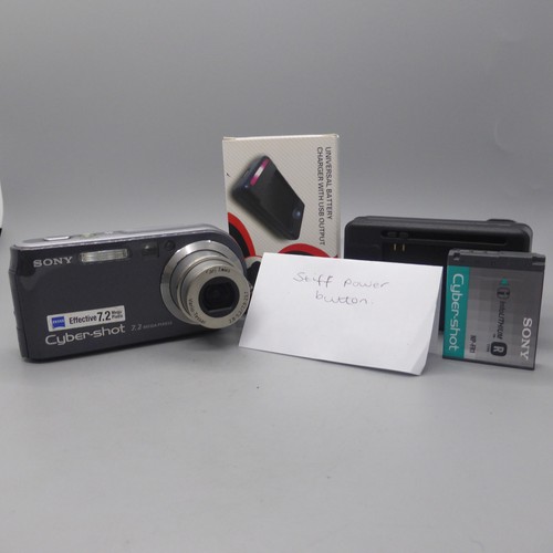 Sony Digital Camera Cybershot DSC-P200 7.2MP Grey Tested | eBay