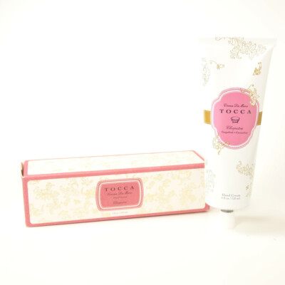 TOCCA Cleopatra Hand Cream, Grapefruit, Cucumber, 120ml / 4oz, Moisturize, NIB | eBay