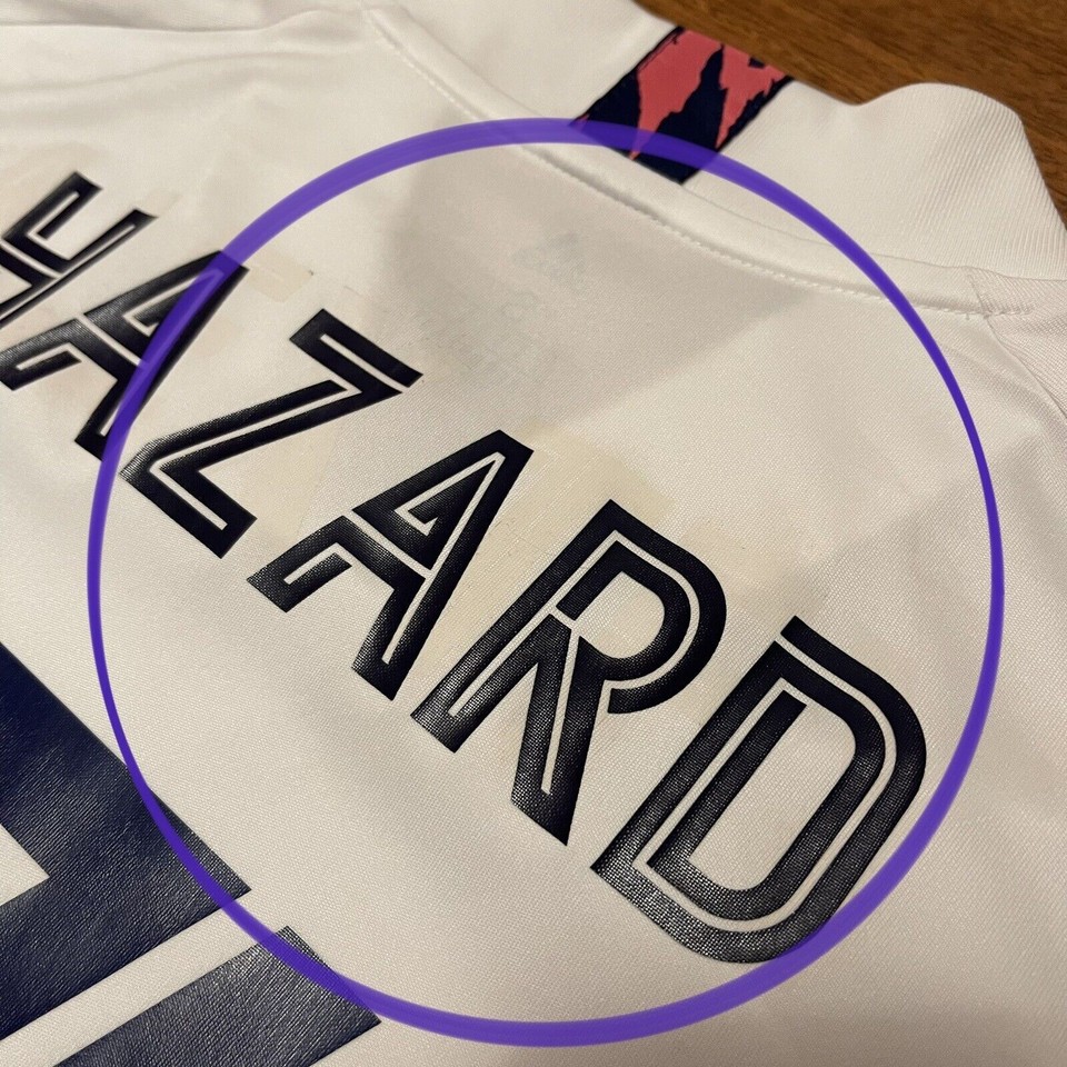 REAL MADRID ADIDAS 2020/2021 FOOTBALL HOME JERSEY #7 HAZARD SIZE “S ...