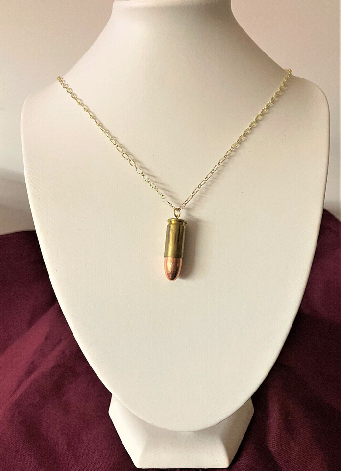 9mm Bullet Rose Gold Necklace ~ Veteran Made ~ | eBay