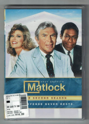 Matlock: The Second Season (DVD, 1987) Andy Griffith - Sealed | eBay