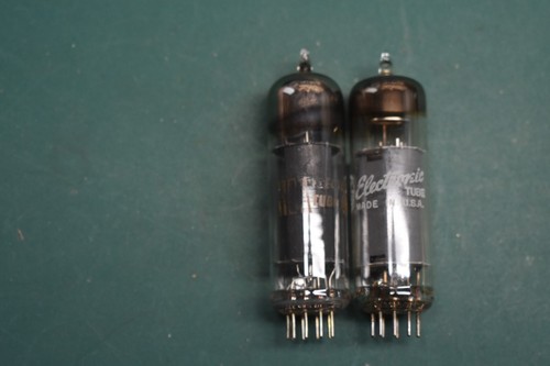 6EM5 GE / RCA Audio Receiver Guitar Vacuum Tubes Tested Pair | eBay