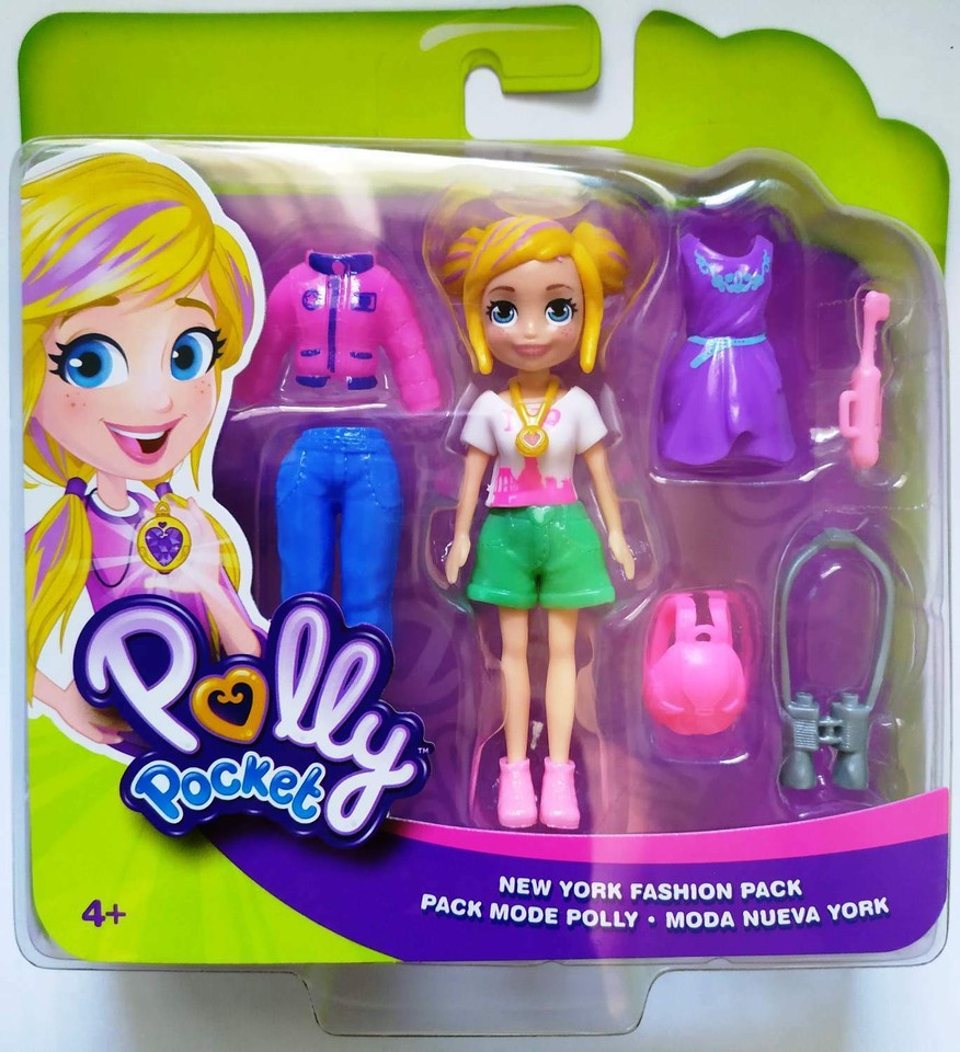 POLLY POCKET ACTIVE POSE DOLLS 9cm TRENDY OUTFIT ACCESSORIES SHANI LILA ...