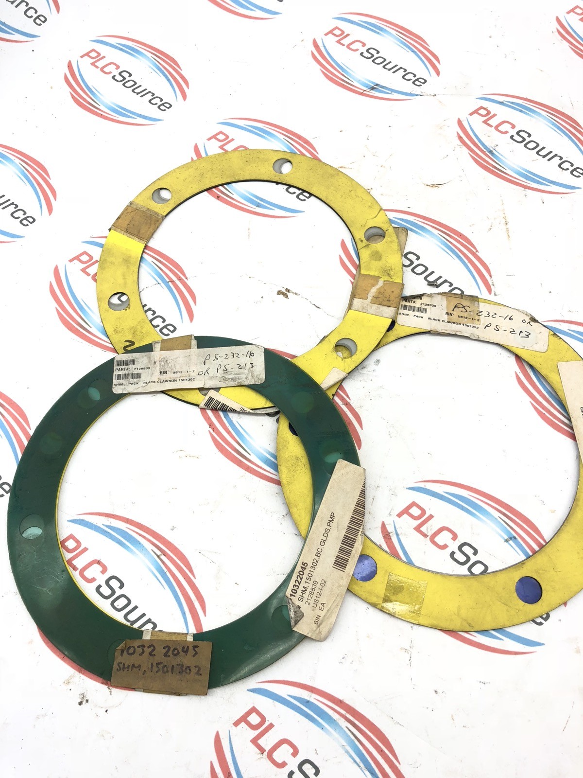 LOT OF 3 BLACK CLAWSON 2128839 1501302 SHIM PACKS FOR GOULD PUMPS | eBay