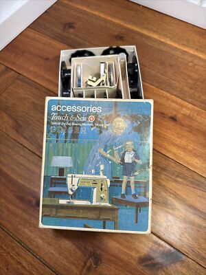 Vintage Singer Touch & Sew Accessories Special Zig-Zag Sewing Machine ...