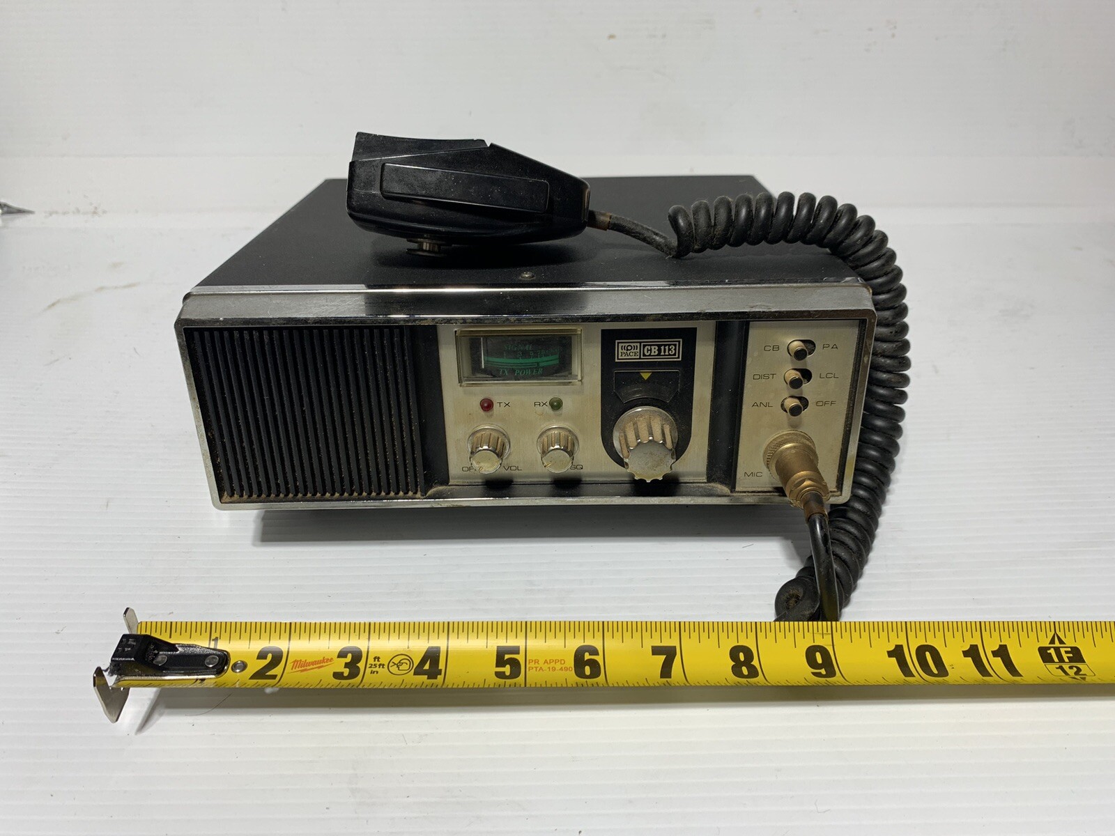 Vintage Pace CB 113 Base Station /Mobile 23 Channel Citizens Band 2-Way ...