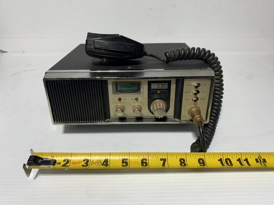 Vintage Pace CB 113 Base Station /Mobile 23 Channel Citizens Band 2-Way ...