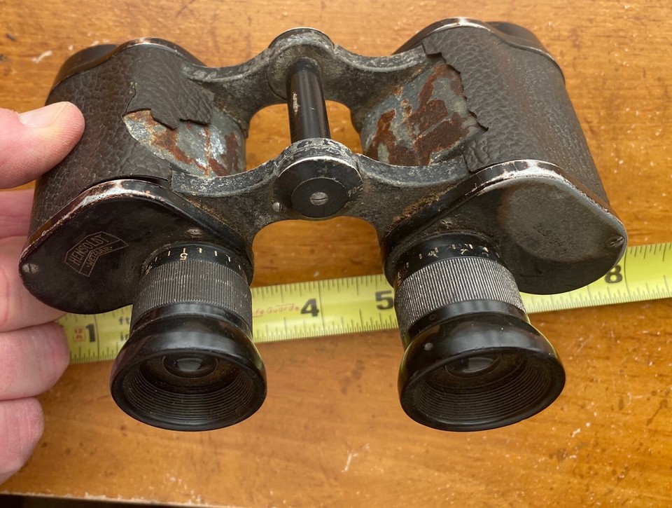 Original German WW2 Hensoldt Wetzlar Binoculars Stadiametric Ranging ...
