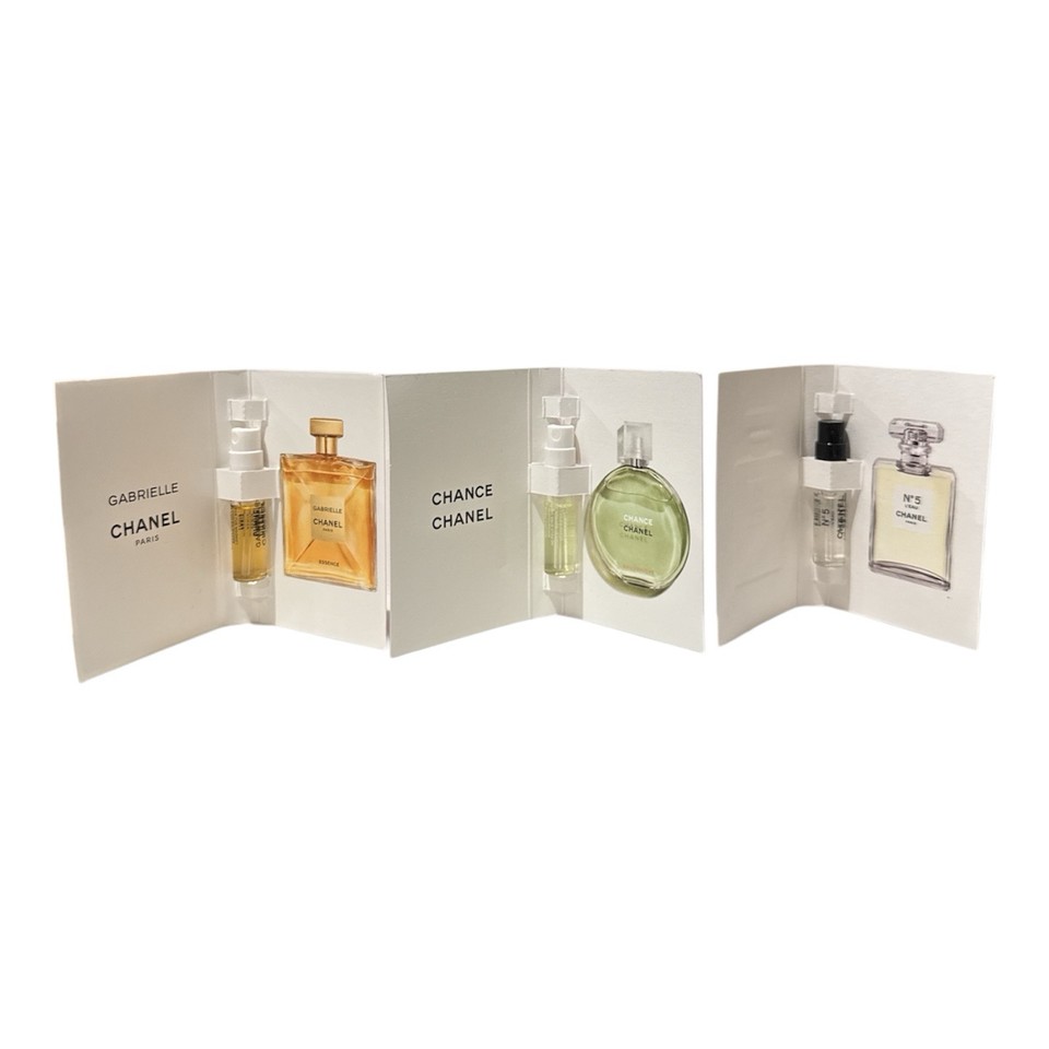 CHANEL Perfume Sample Collection For Women Spray Vials 3Pc Set | eBay