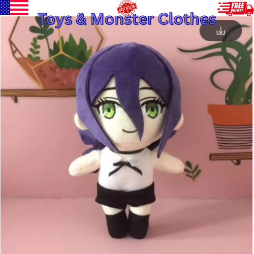 20cm Chainsaw Man Reze Plush Doll Stuffed Toy Cosplay Plushie Pillow ...