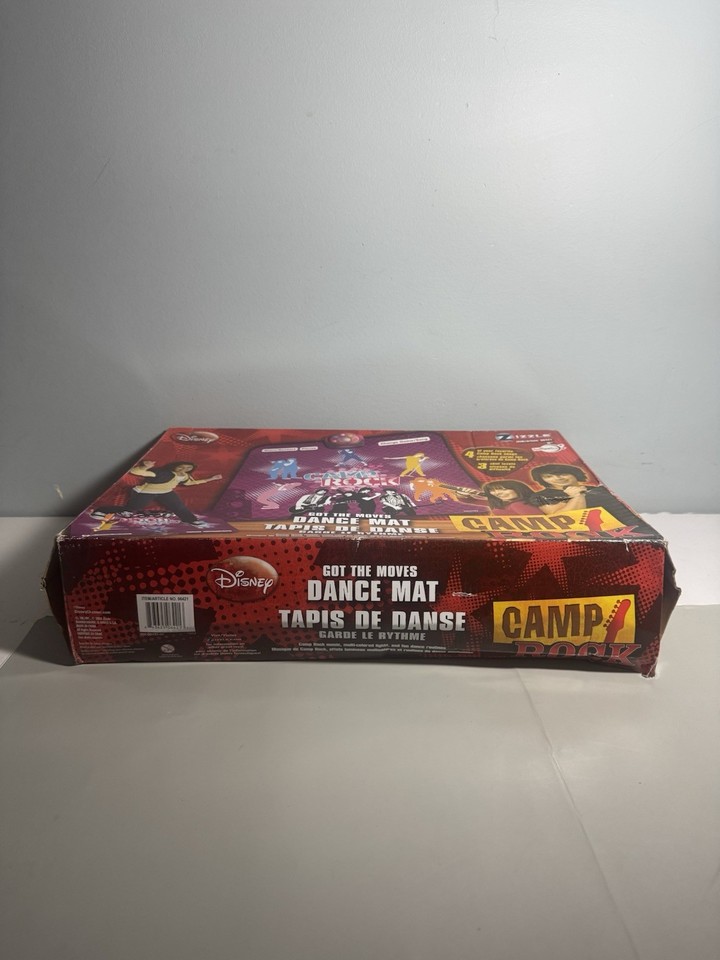 Disney Zizzle 2008 Camp Rock Got The Moves Dance Mat NOS NEW IN BOX ...