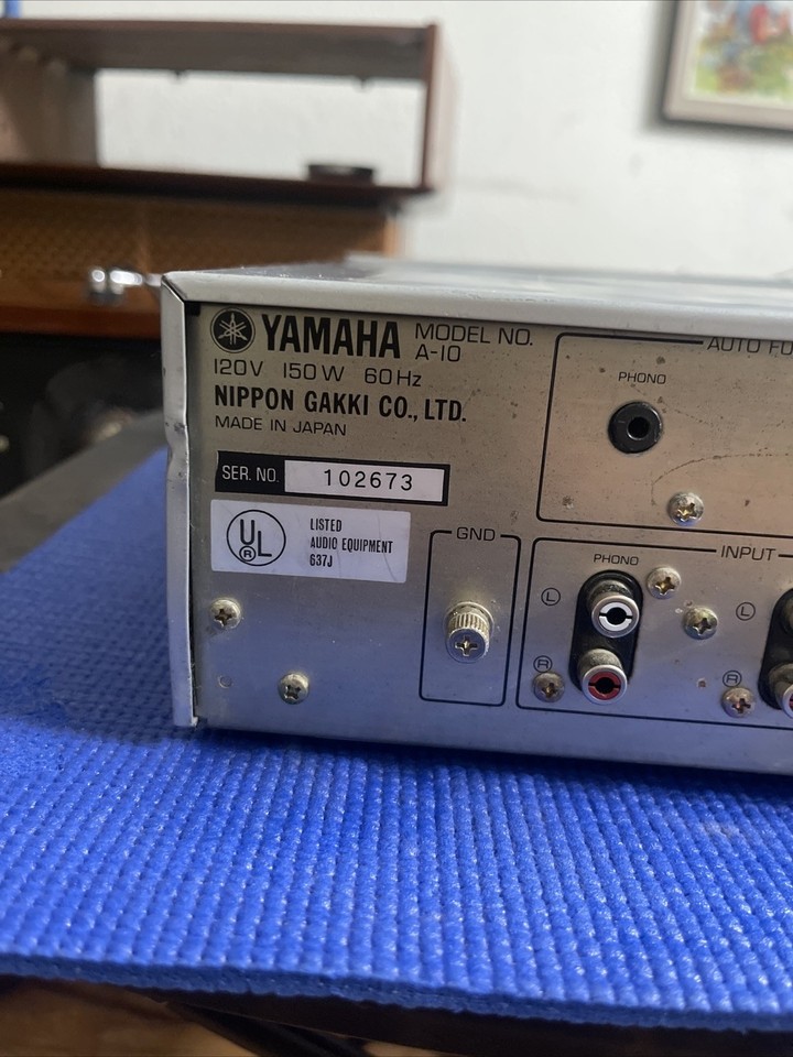 YAMAHA A-10 STEREO AMPLIFIER Natural Sound Works ! Free shipping 48 ...