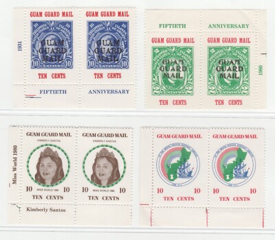 Guam Local post cinderella stamp 7-263 mnh no gum or hidden? | eBay