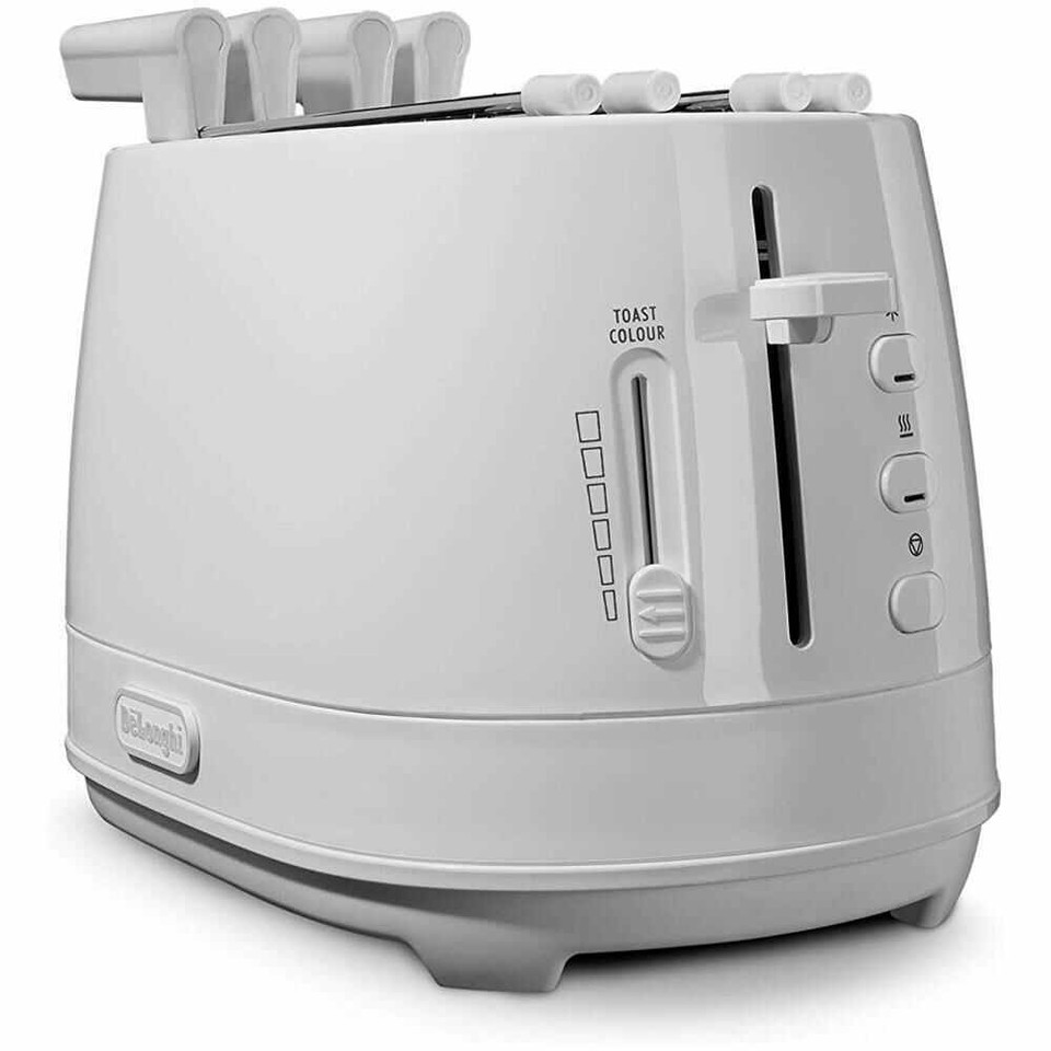 Toaster with White Tongs Electric Toaster for Toast DELONGHI Bread Pan ...