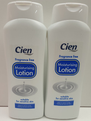 Moisturising Body Lotion 2x 500ml Sensitive Skin Fragrance Free Cien ...