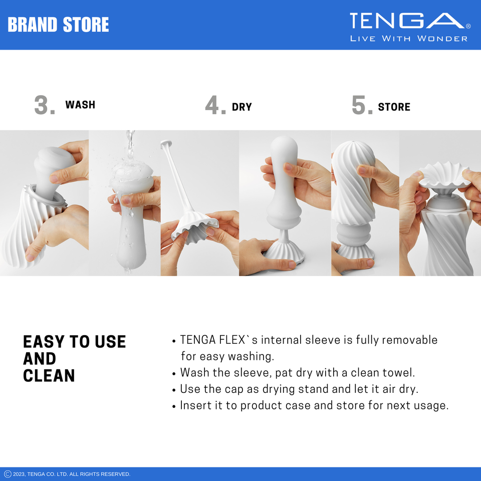 TENGA Flex Male Reusable Masturbator/ Stroker w/Drying Stand NIB NWT | eBay