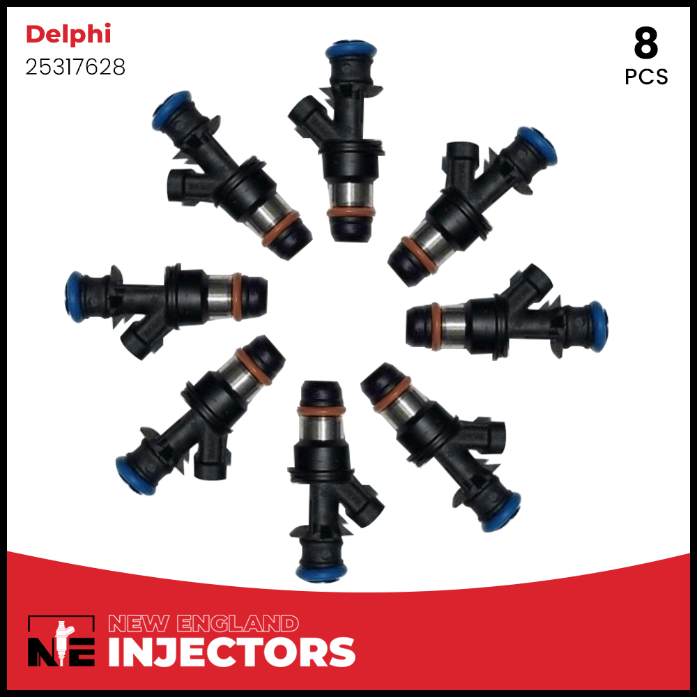 Reman Set Of 8 Delphi Fuel Injector 1999-2007 Chevy GMC 4.8L 5.3L 6.0L ...