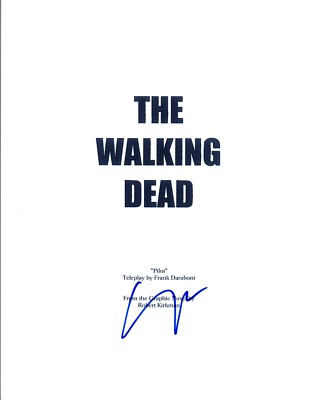 Steven Yeun Signed Autographed THE WALKING DEAD Pilot Episode Script ...