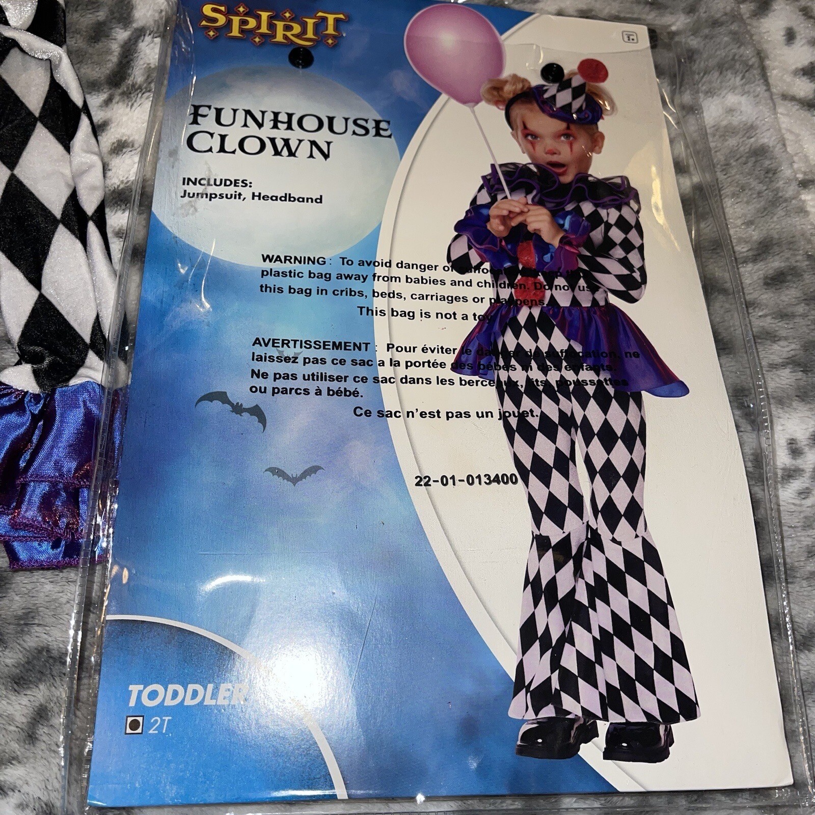 Spirit Halloween Funhouse Clown Costume - Gem