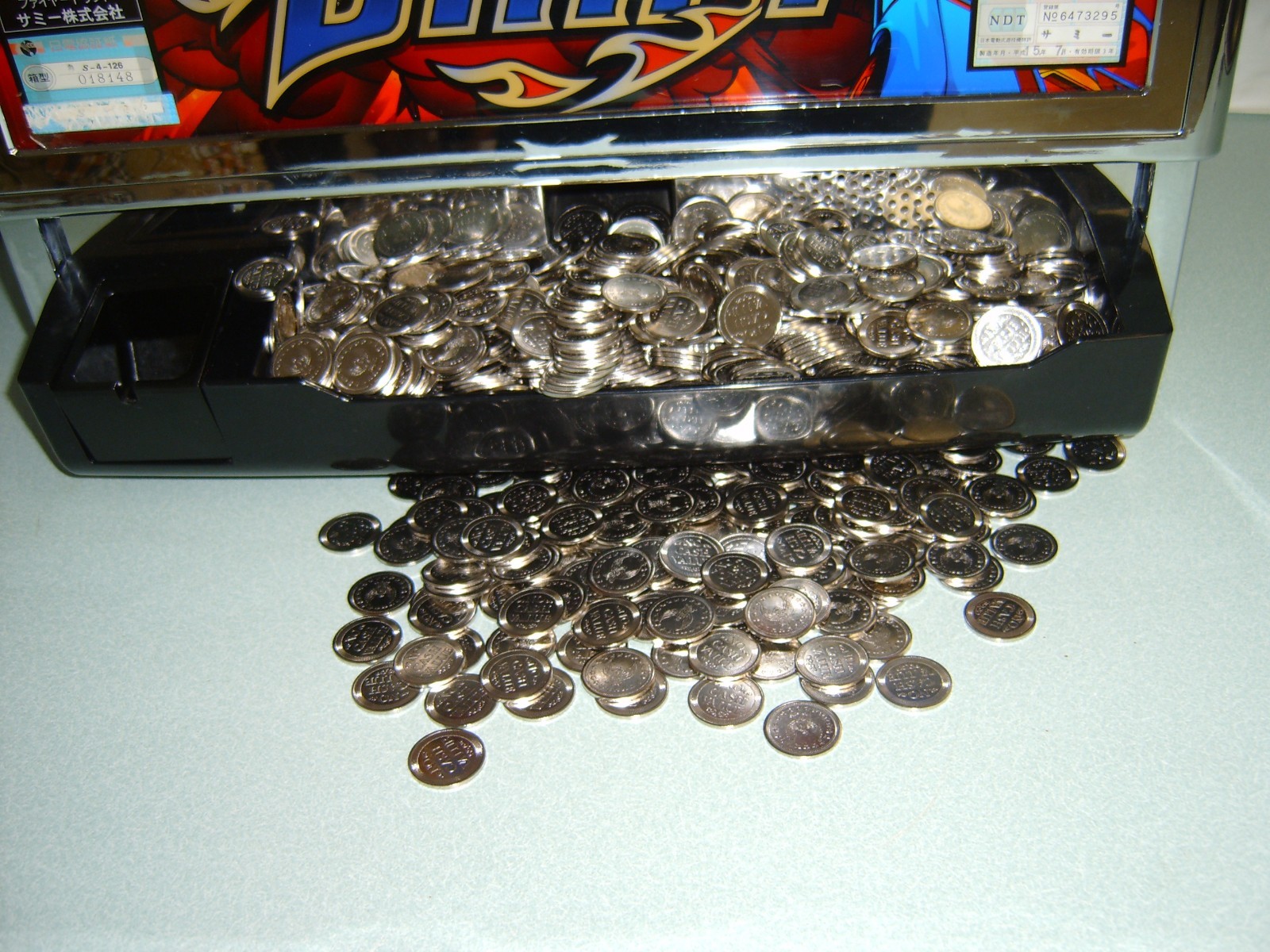 NEW 1000 STAINLESS LIBERTY/EAGLE PACHISLO SLOT MACHINE TOKENS - BRAND ...