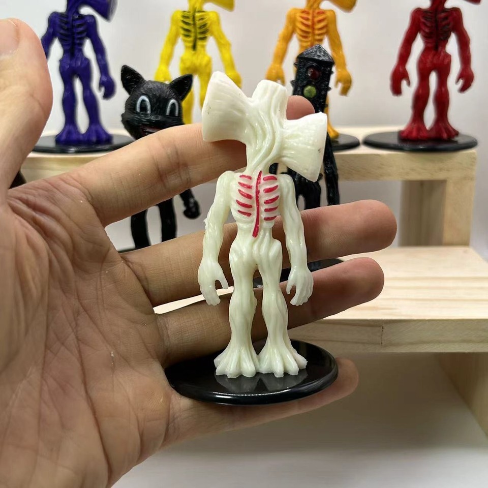 8PCS Siren Head Toys Action Figure Sirenhead Figure Horror Model Doll ...