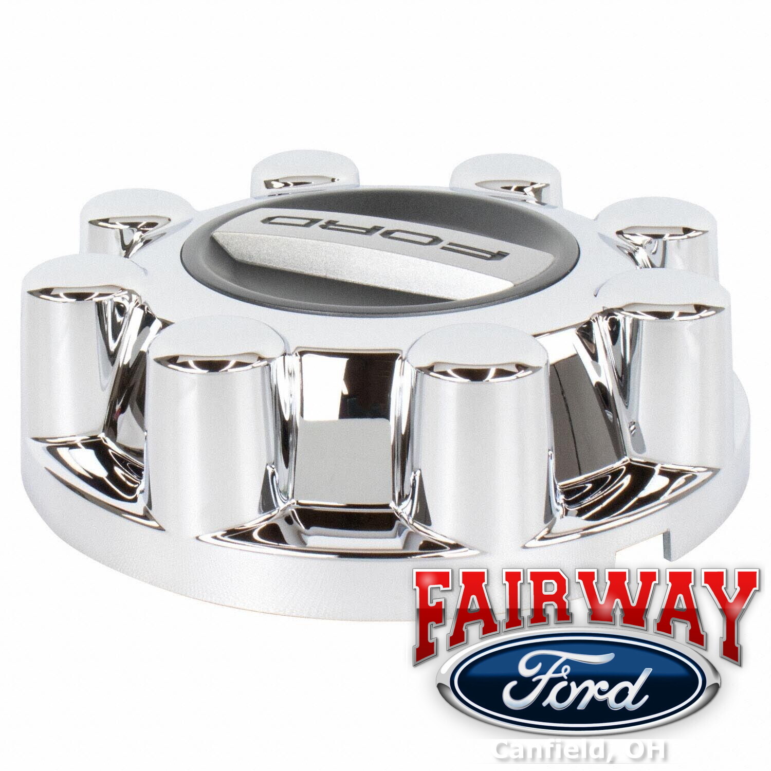 17 thru 26 Super Duty F350 OEM Ford 17" 18" Chrome Wheel Cap Cover HC3Z ...