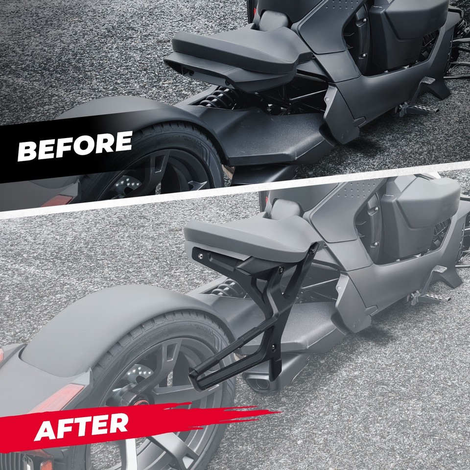 KEMIMOTO for Can Am Ryker 600 900 Rally Edition UTV Saddlebag Rack Kit ...