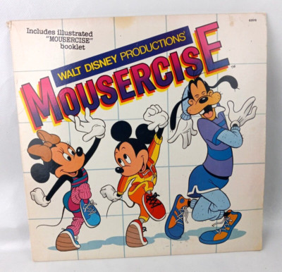 Walt Disney Productions Mousercise LP Disneyland Stereo Exercise ...