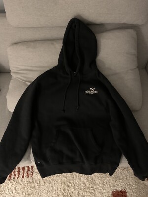 100 Thieves Black Embroidered Pullover Hoodie Size M | eBay