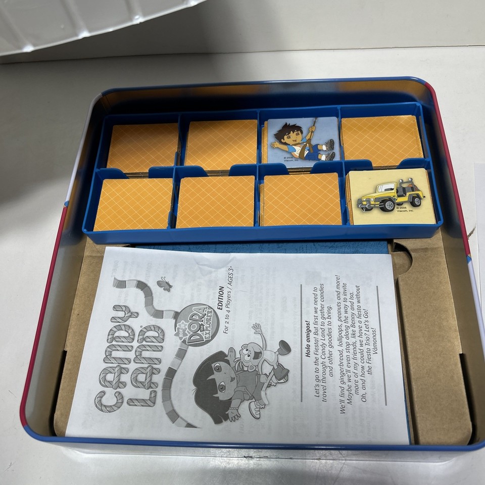 Dora the Explorer Candy Land Nick Jr Collector's Tin Edition Plus Go ...