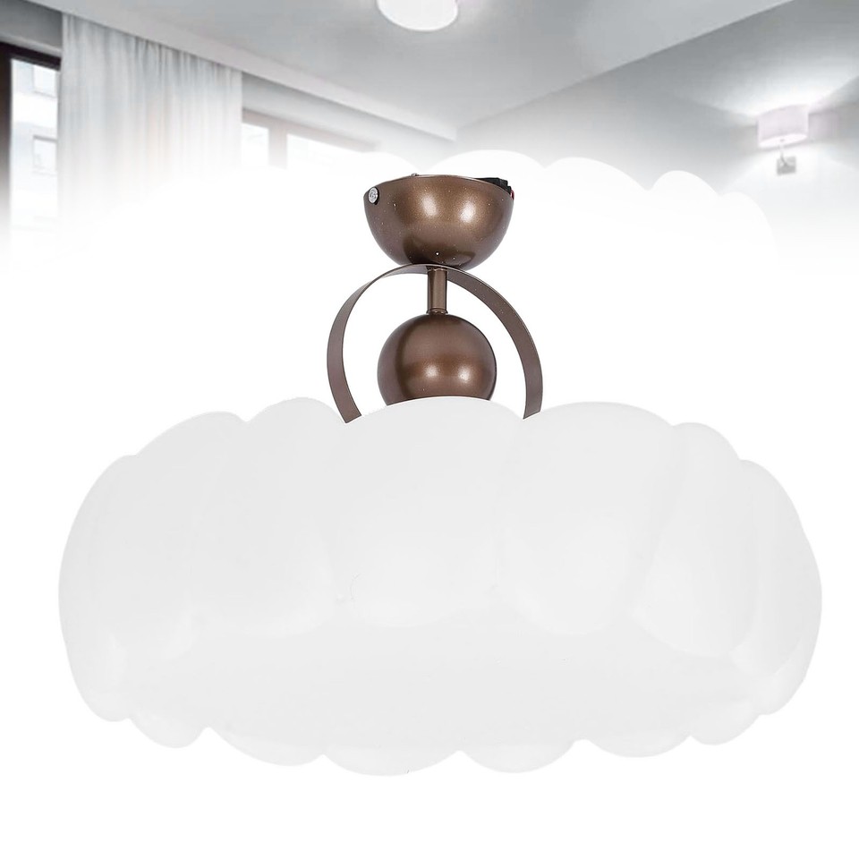 LED Ceiling Light Stepless Dimmable Flower Shaped Flush Mount Modern ...