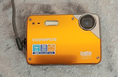 Olympus X 560wp Le Waterproof Orange Chrome And Silver Ebayde 6235