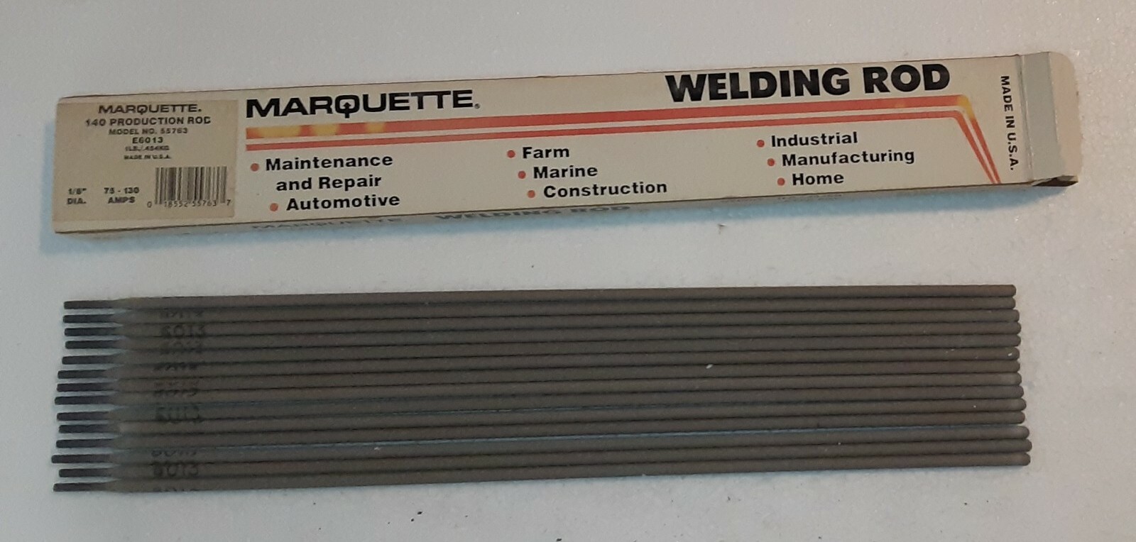 MARQUETTE 140 PRODUCTION RODs 30305 E6013 Welding Rod MODEL 55763 (14 ...