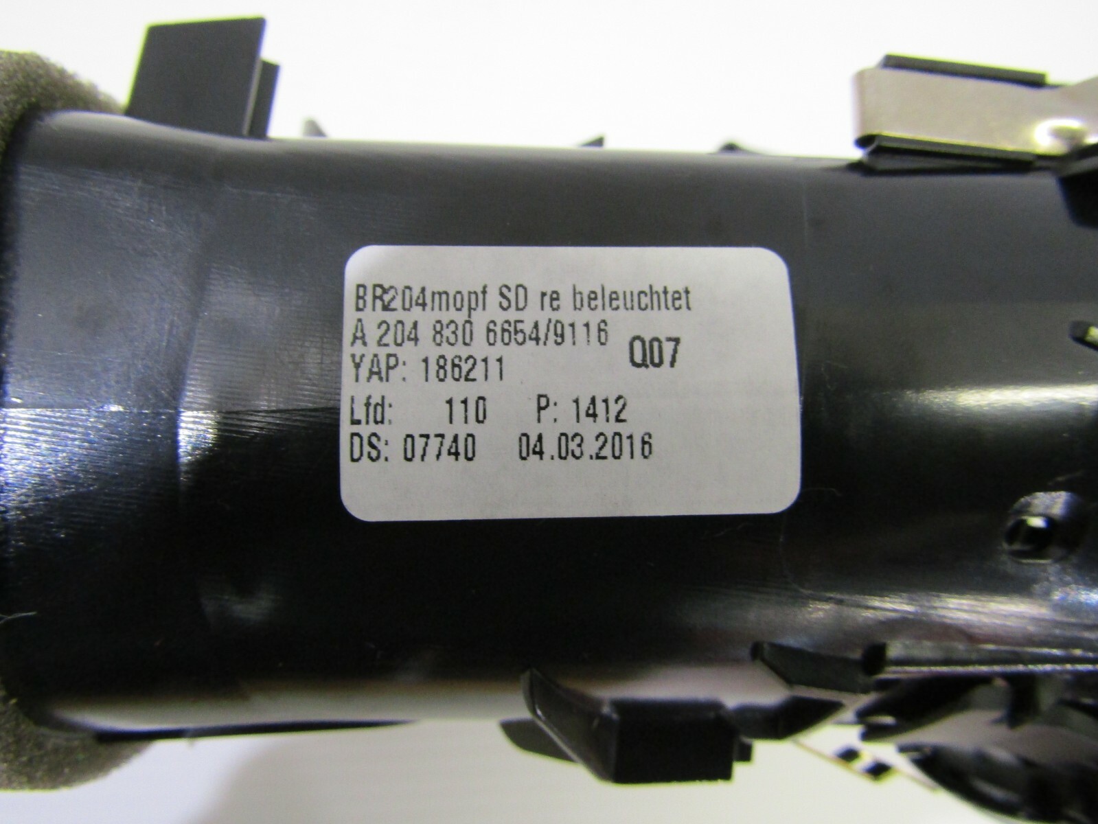 2012 MERCEDES W204 Facelift Dashboard Right Air Vent A2048306654 for ...