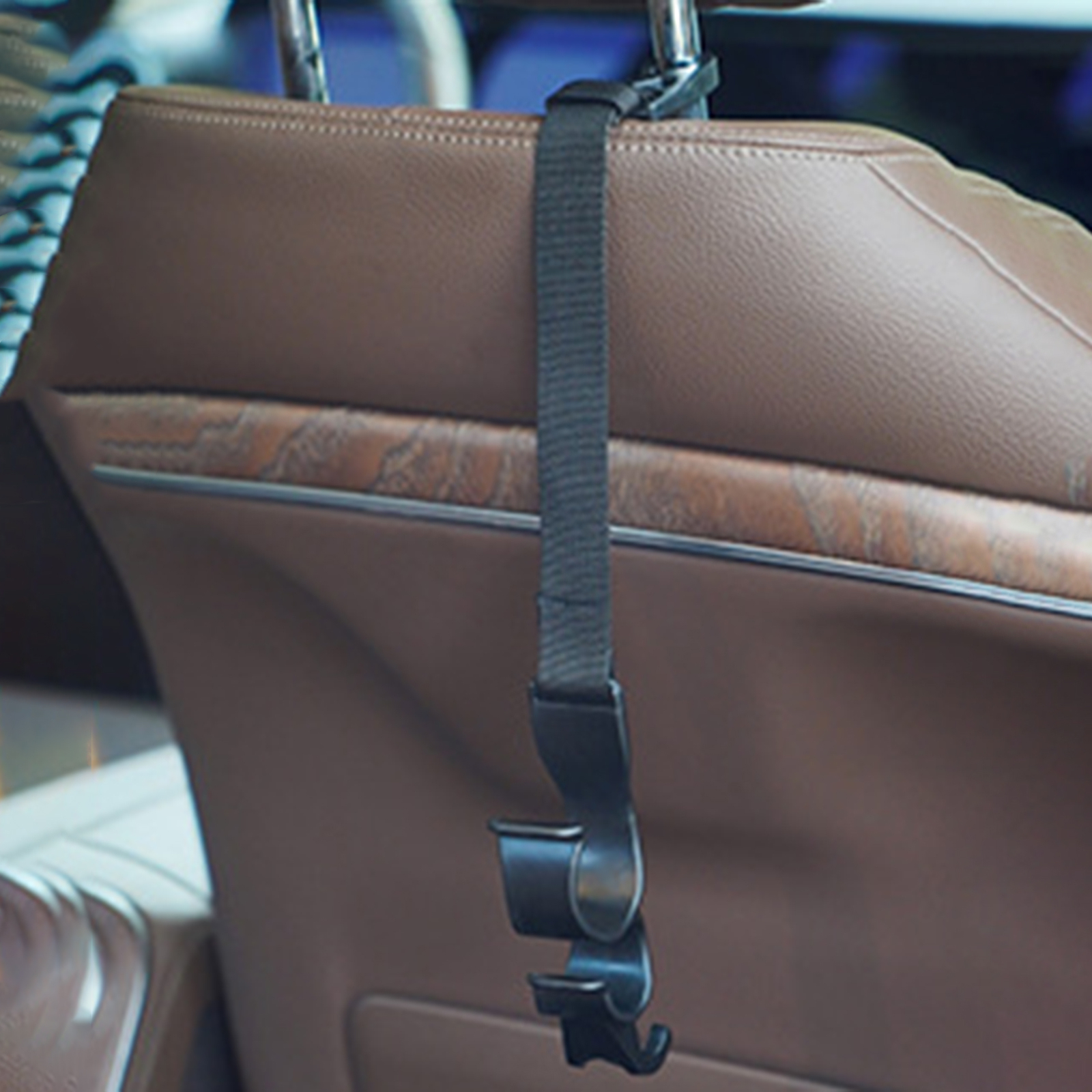 1 Pair Seat Hangers Stable Fish Rod Storage Seat Back Car Hangers Long ...