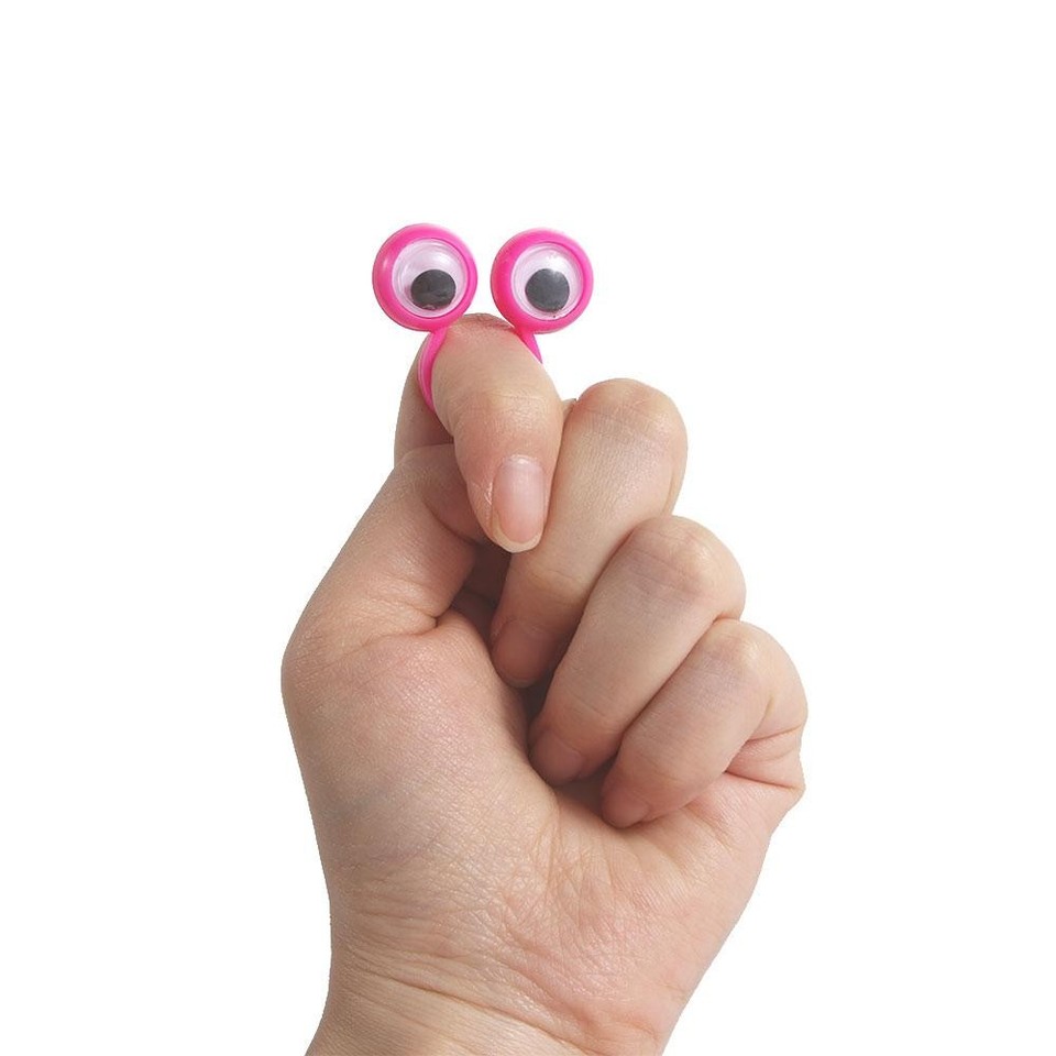 10 Googly Eyes Finger Puppets Party Favour Birthday Treat Loot Bag Toys ...