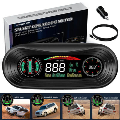 OBD2 GPS HUD Car Digital Head Up Display Gauge Speedometer Turbo RPM ...