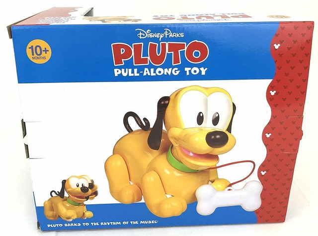Pluto Dog Pull Along Electronic Barking Music Sounds 10 Inches Long by ...