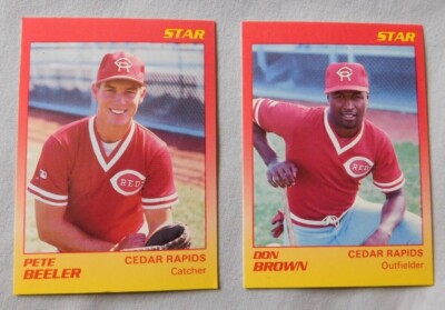 1989 Star Cedar Rapids Reds Baseball Card Pick one | eBay
