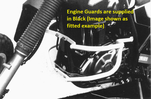 Suzuki DR650R / Dakar Engine Guard - Black BY HEPCO AND BECKER (1992 ...