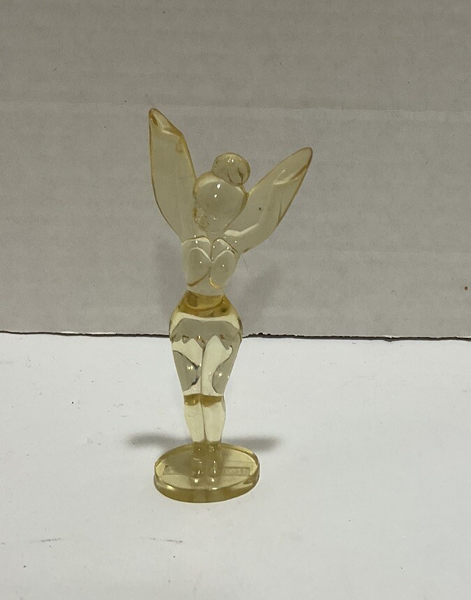 Disney Vintage Tinker Bell Clear Acrylic Figurine 3.5" Early 80's XLNT ...
