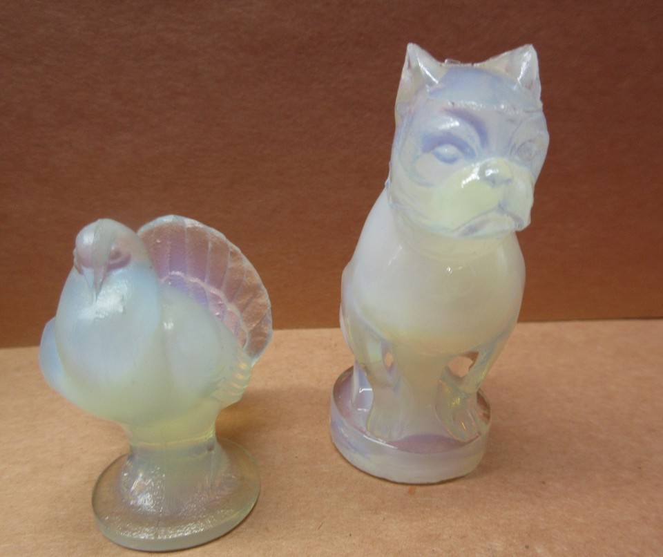 2 Sabino Glass Figurines Dove /Paris Bulldog Bull Dog w Collar | eBay