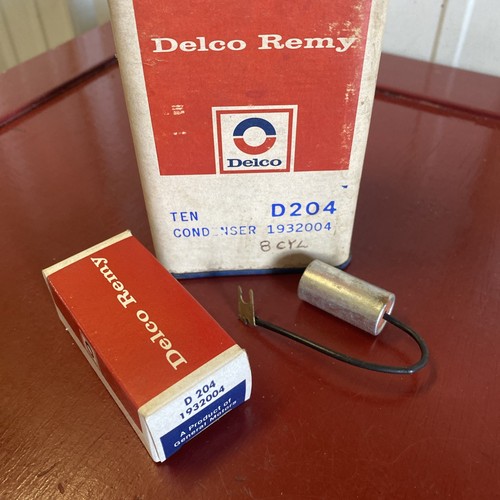 VINTAGE DELCO REMY CAN D204 1932004 CONDENSER SET (6) | eBay