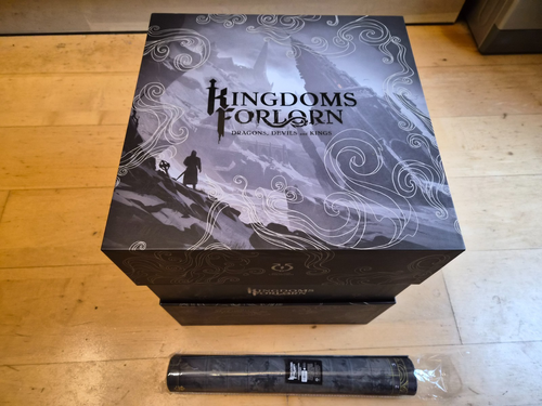 Kingdoms Forlorn Kickstarter Board Game with Neoprene Battle Mat | eBay UK