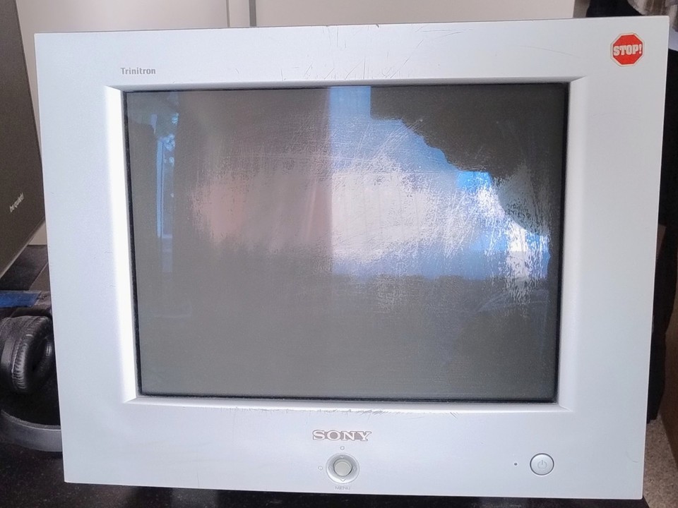 Sony Trinitron HMD-A220 17" Flat CRT Monitor – Retro Gaming VGA Display ...