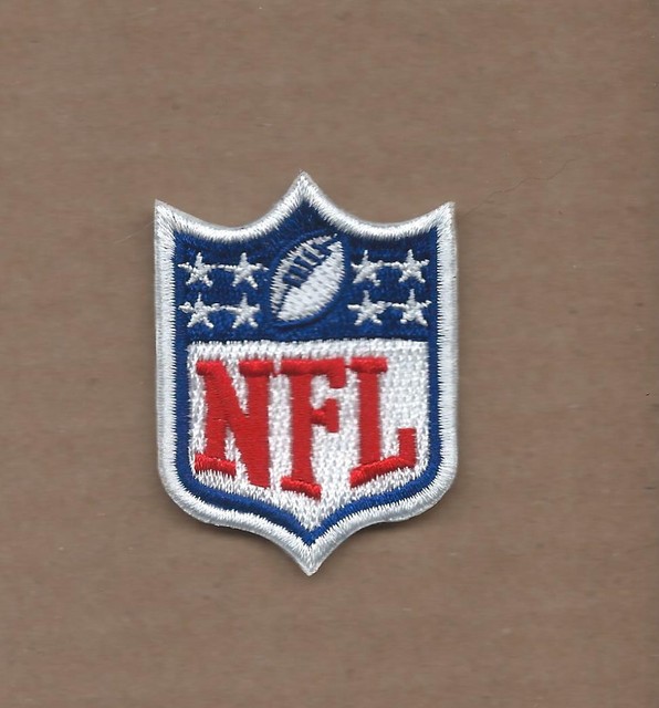 NEW 1 1/2 X 2 INCH NFL LOGO SHIELD COLLAR/HAT IRON ON PATCH FREE ...