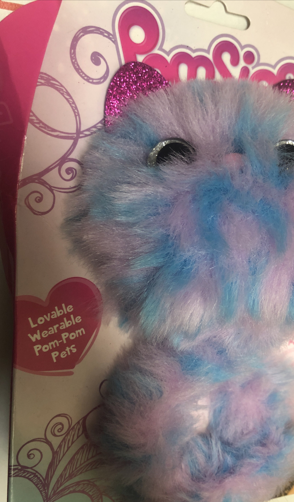 Pomsies Pet Speckles- Plush Interactive Toy-Lovable Wearable Pom-Pom ...