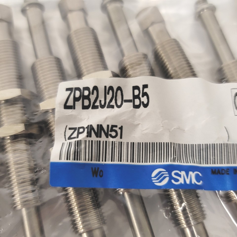 Lot Of 10 SMC ZPB2J20-B5 Rotating Vacuum Pad Buffers 20mm Stroke, 89mm ...