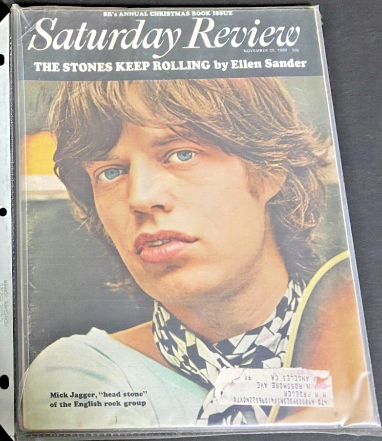 SATURDAY REVIEW Magazine featuring Mick Jagger & The Rolling Stones ...