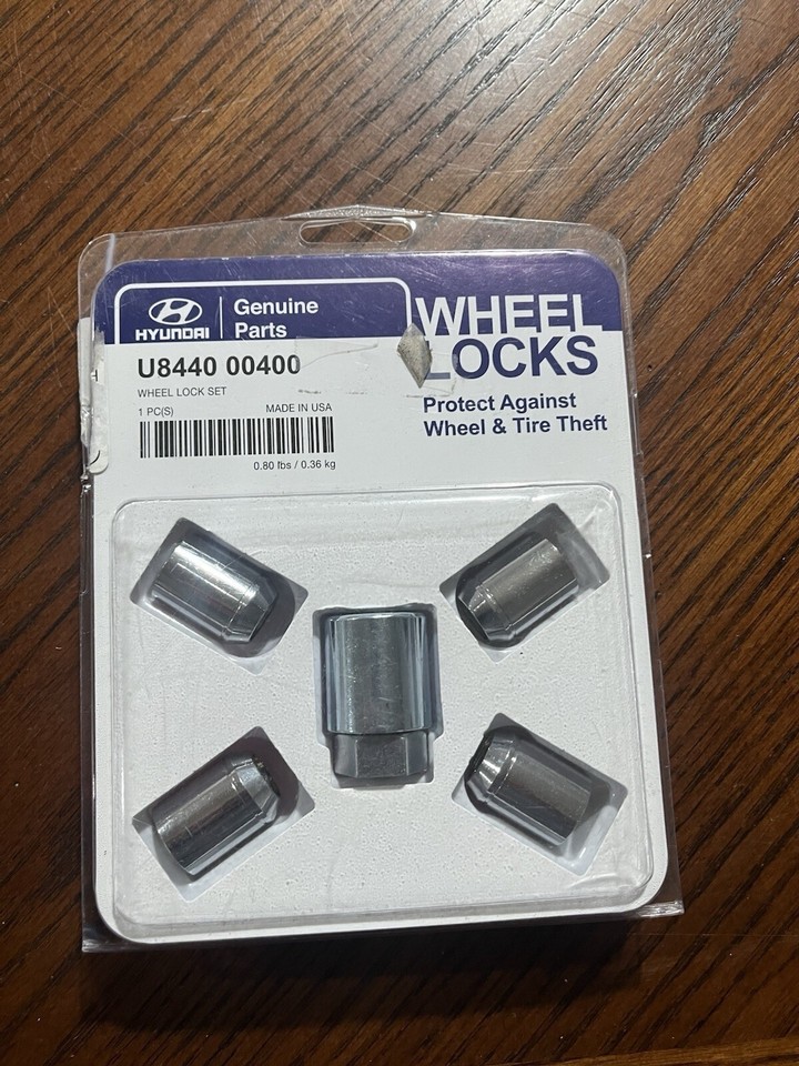 ⭐️Genuine OEM Hyundai Wheel Locks U8440-00400 ⭐️Fits Most Newer models ...